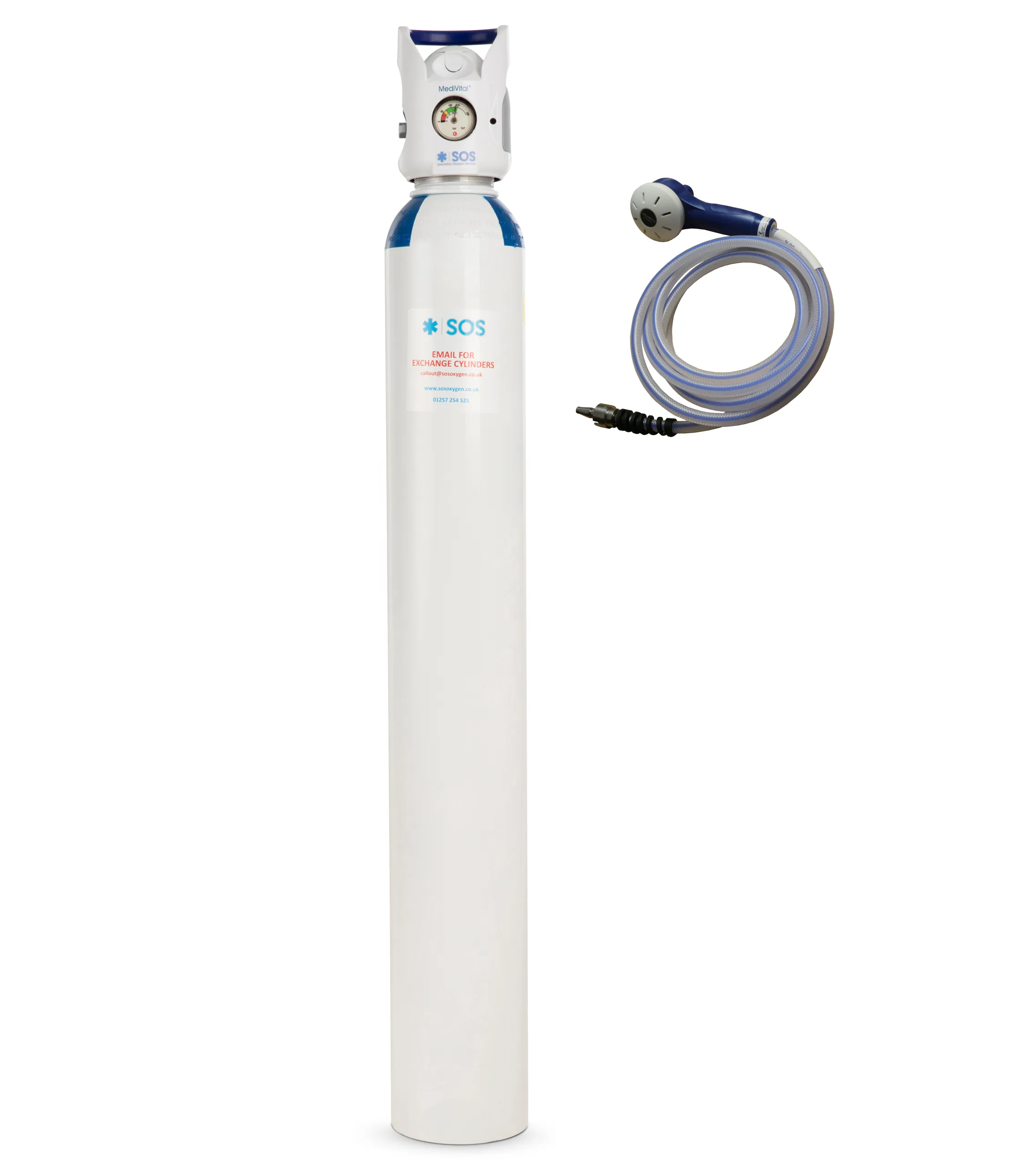10L Responder Nitronox Cylinder Kit (HX) - Standard Service - SOS Oxygen